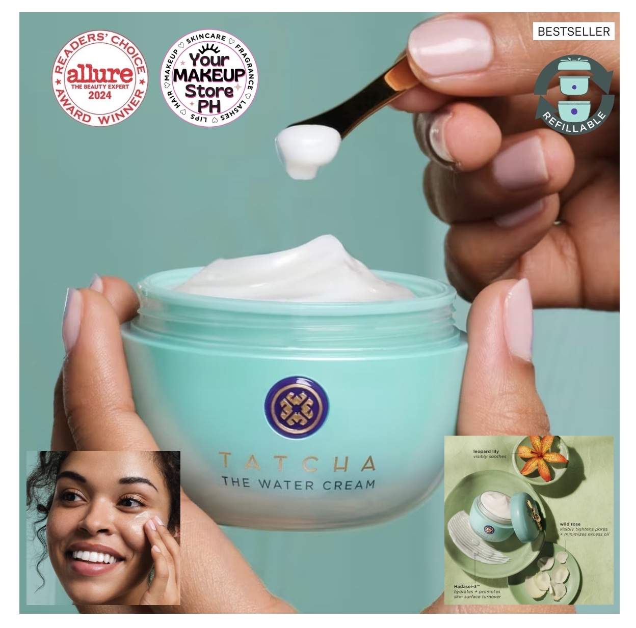 TACHA The Water Cream Lightweight Pore-Refining Hydrati