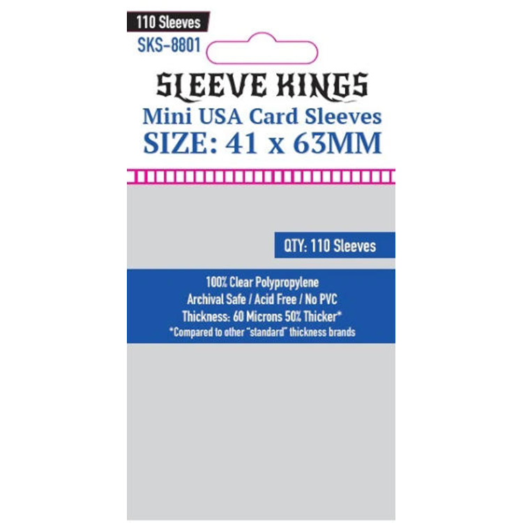 SK Card Sleeves 41x63mm - HashtagMrBoard網店|HK