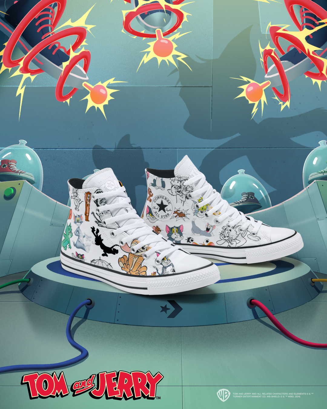 CONVERSE X TOM & JERRY ALL STAR HI