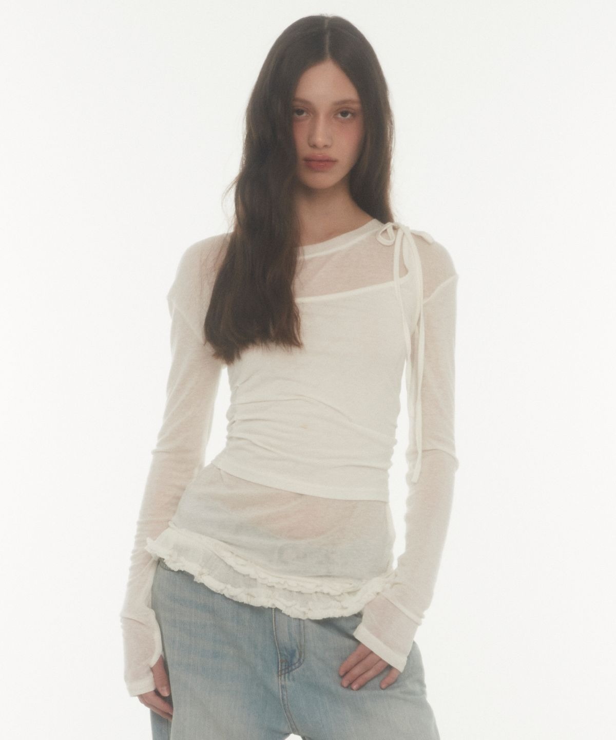 (MIDNIGHT MOVE) cancan set t - 3col