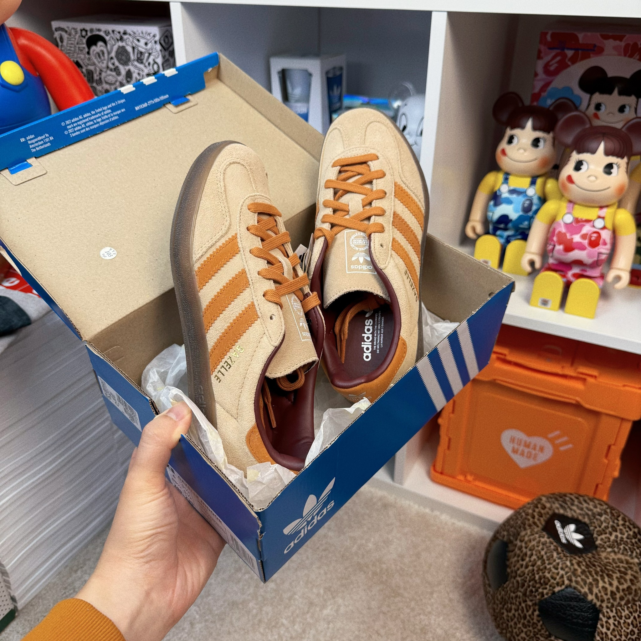 Adidas Originals Gazelle Indoor 日本新款 燕麥南瓜 柑橘色 復古 JH5412