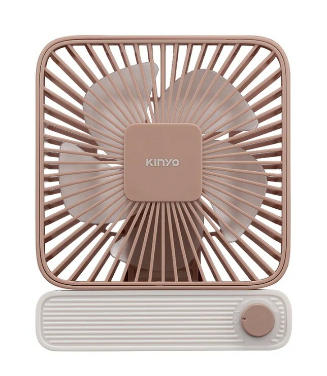 【KINYO】 復古靜音充電風扇 (UF-2652)