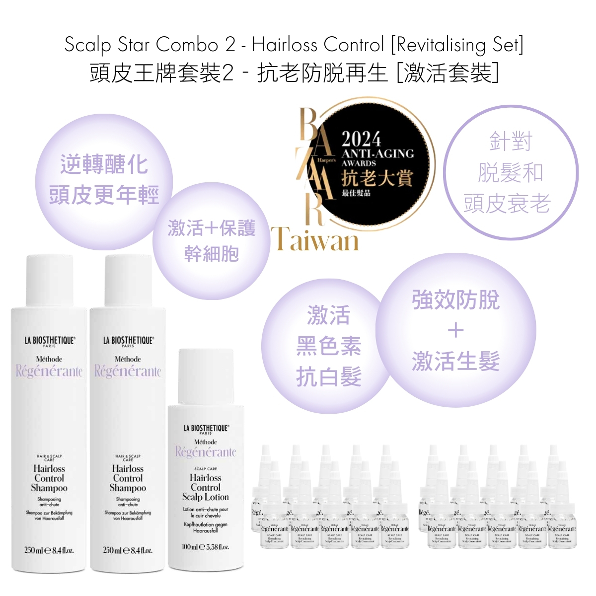 Scalp Star Combo 2 - Hairloss Control [Revitalising Set