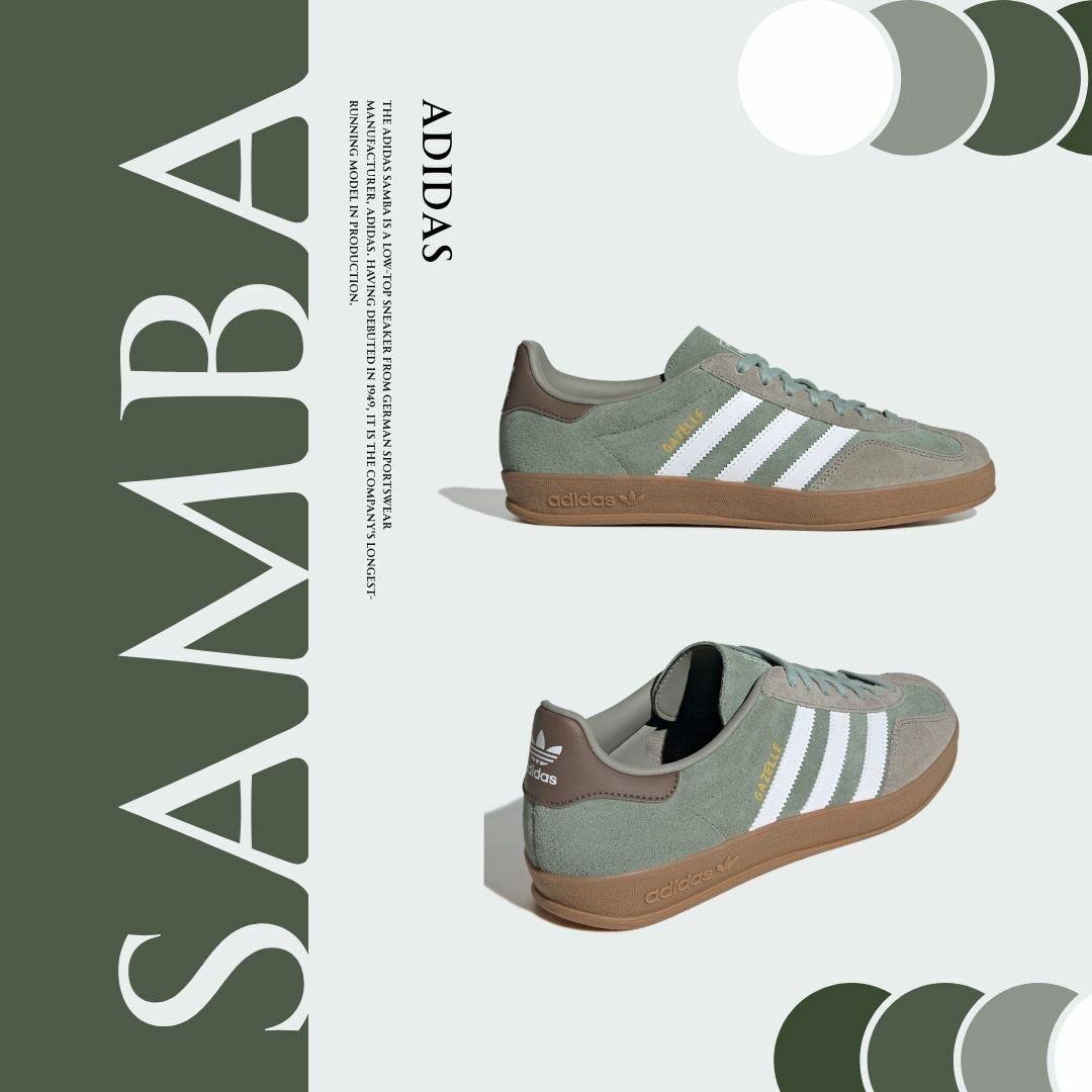 NICEDAY 現貨 Adidas Samba OG 森林綠 淺綠 蘋果綠 綠色 焦糖底 JI3526