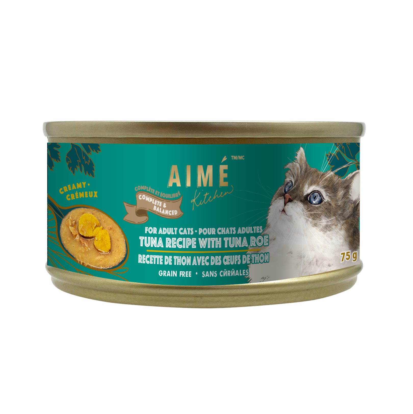 Aime Kitchen Complete 鮮魚子伴吞拿魚 成貓主食罐 75g