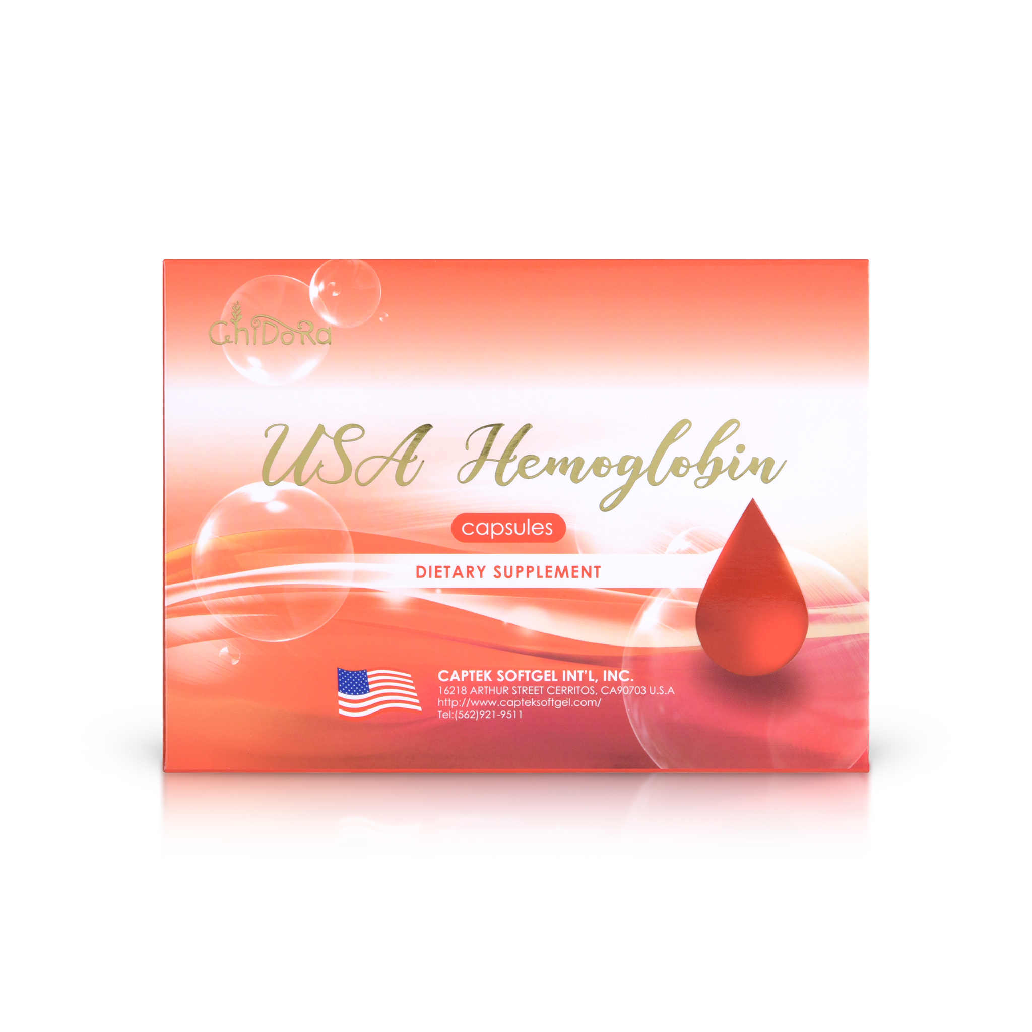 ChiDoRa 血紅素/美國進口 (一盒60粒)