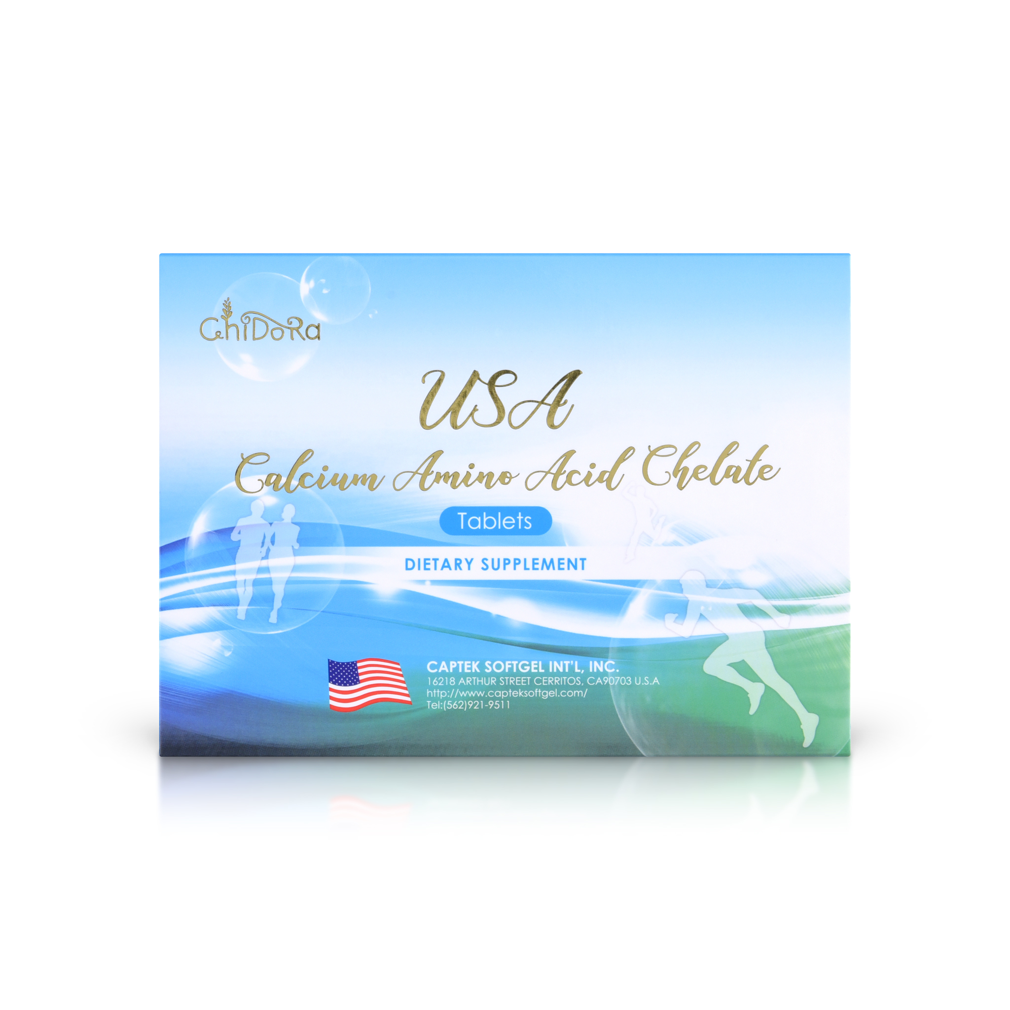 ChiDoRa 胺基酸螯合鈣 (一盒100粒)