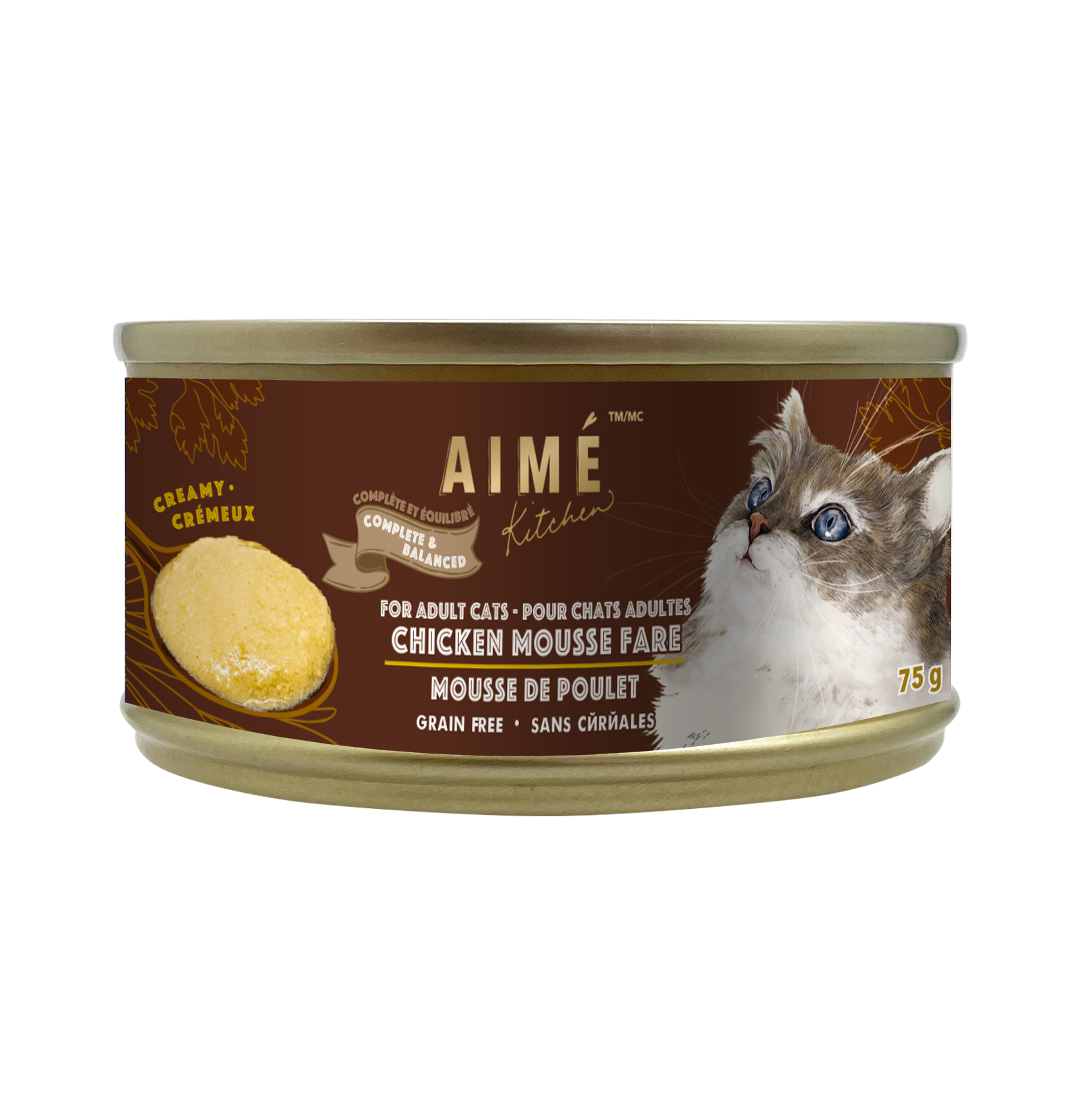 Aime Kitchen Complete 雞肉慕絲 成貓主食罐 75g