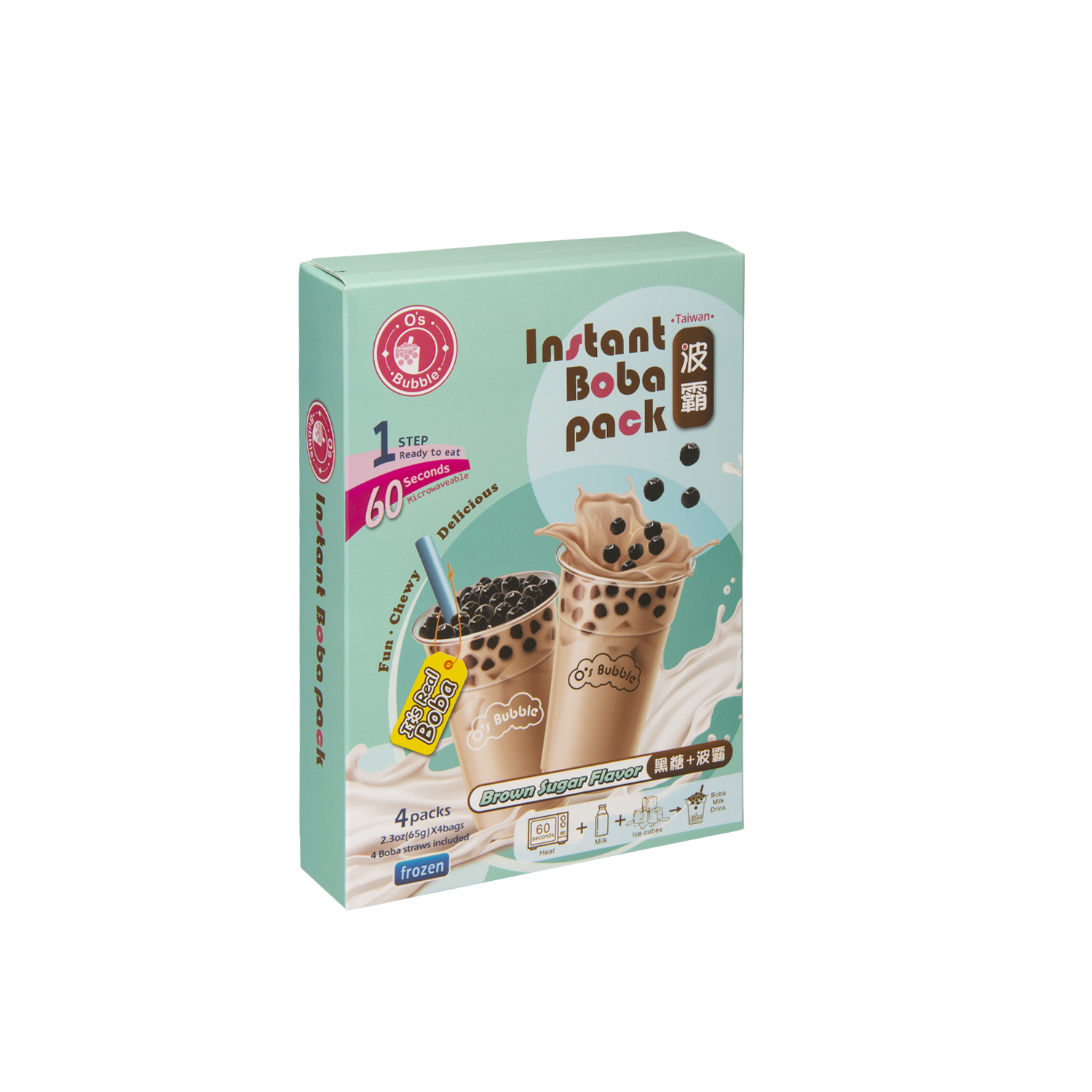 Instant Boba Pack – Brown Sugar (4 Servings)
