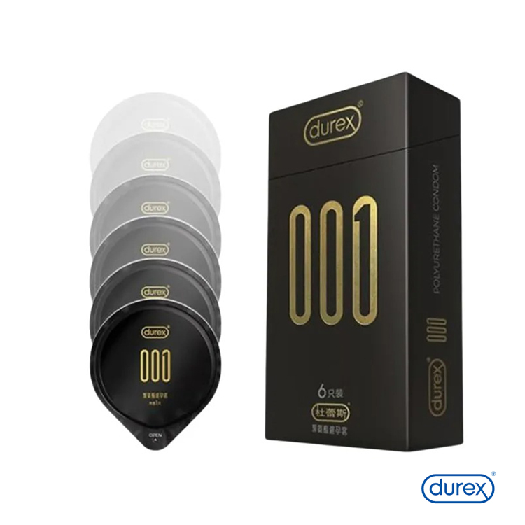 杜蕾斯Durex｜001水性PU衛生套-標準款