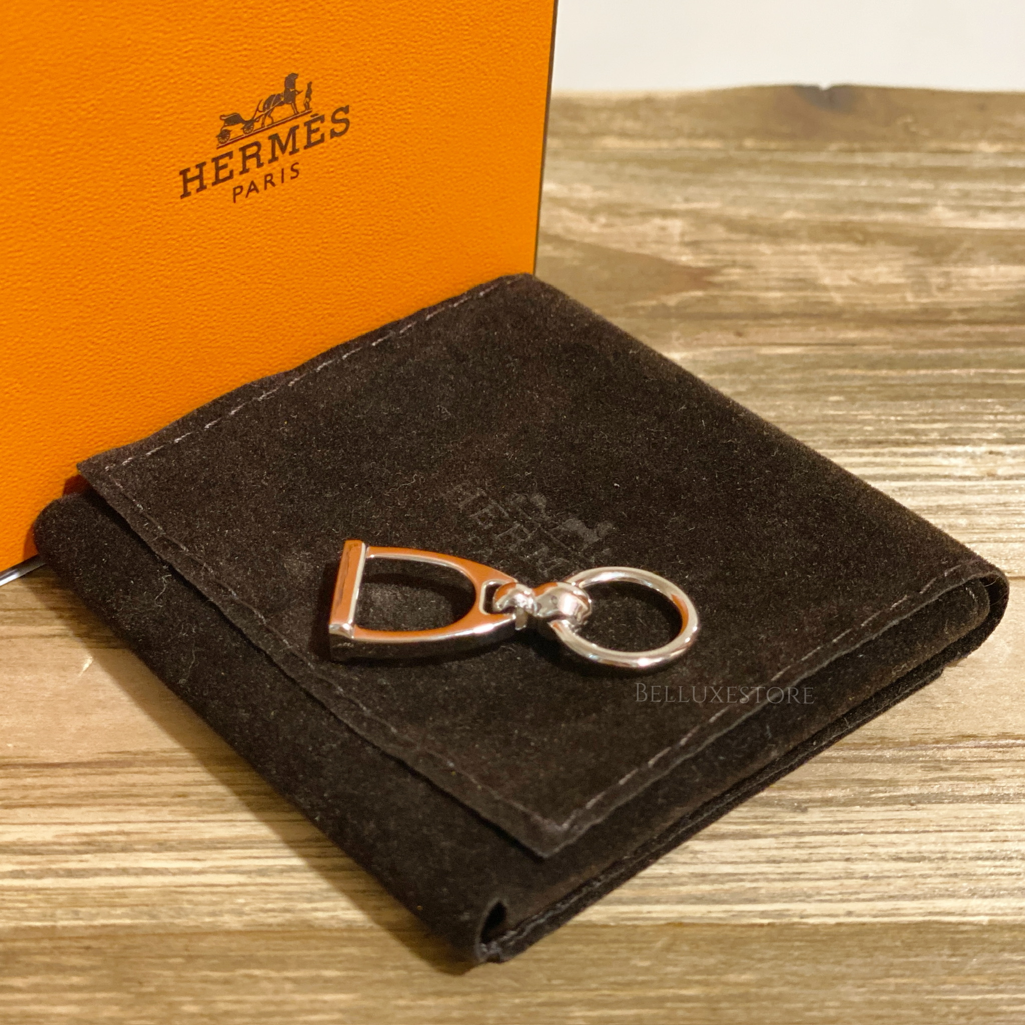 [Pre-owned] Hermes twilly ring silver