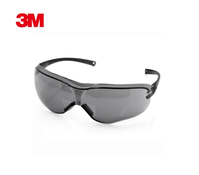 3M 10435灰色弧度鏡片防護眼鏡-[10435]