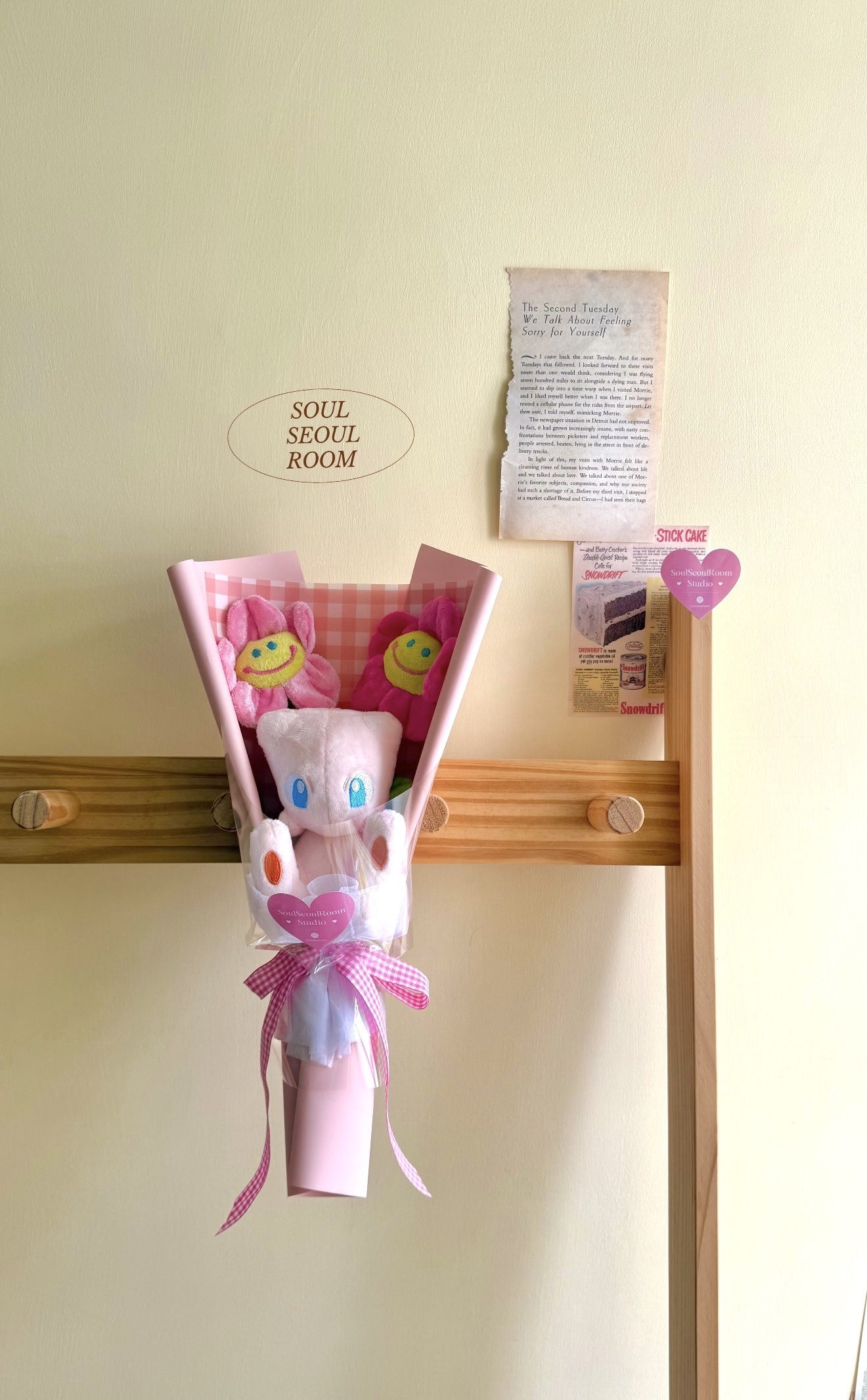 POKEMON Mew Doll Flower Bouquet 寵物小精靈 夢夢公仔 畢業/生日花束