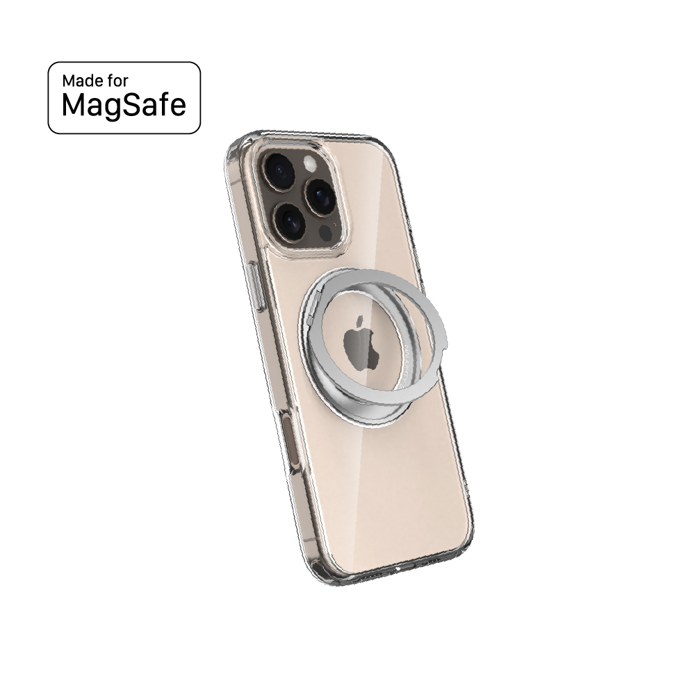 Spinner 【360° 磁吸旋轉手機殼】支援MagSafe磁吸，高清透明iphone手機殼