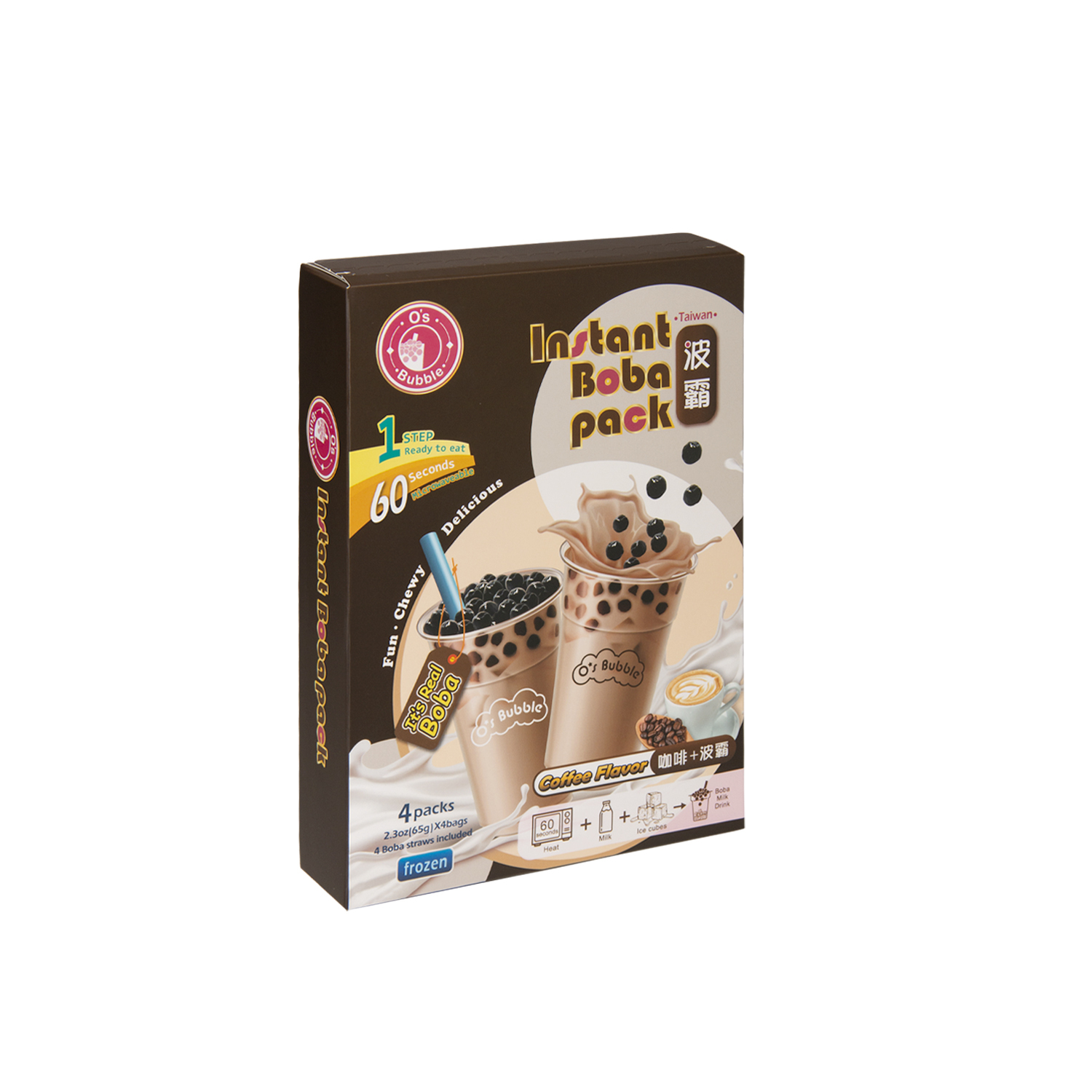 Instant Boba Pack – Coffee (4 Servings)