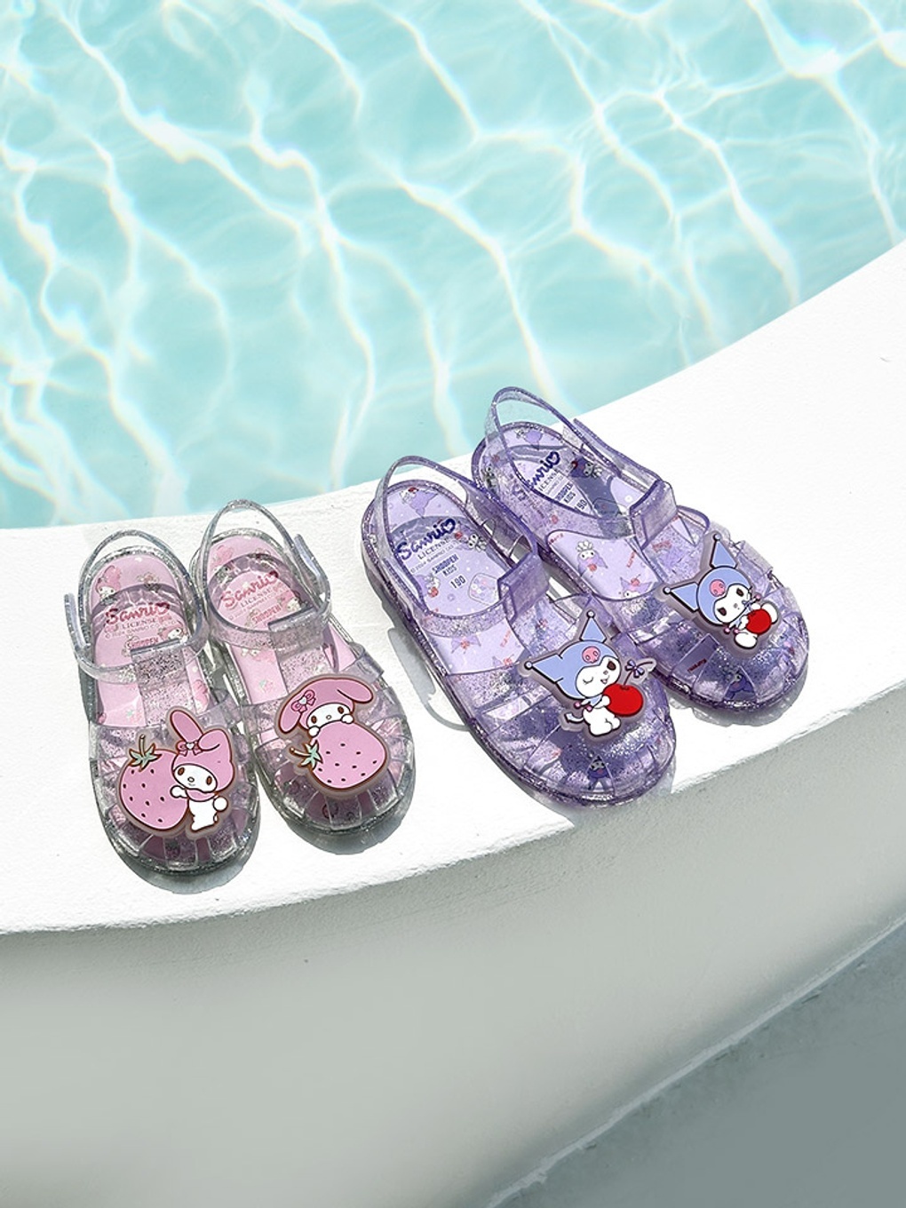 SHOOPEN Kids x Sanrio Lighting Fisherman Jelly Sandals
