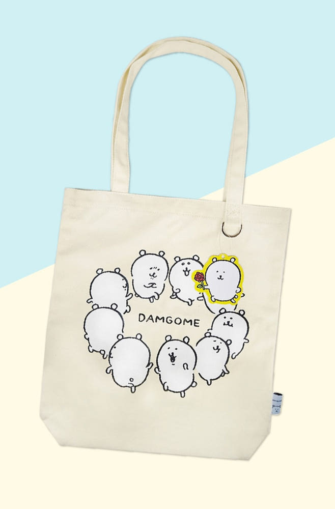 JOKE BEAR Weekly Damgome Beige Tote Bag 自嘲熊 / 白熊 米色帆布袋