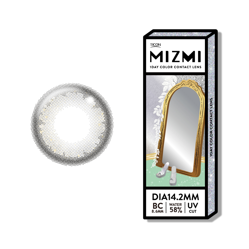 MIZMI 女王少女心(10片裝) Queen Girl_抗藍光_彩色日拋_【MIZMI_水見】10pcs