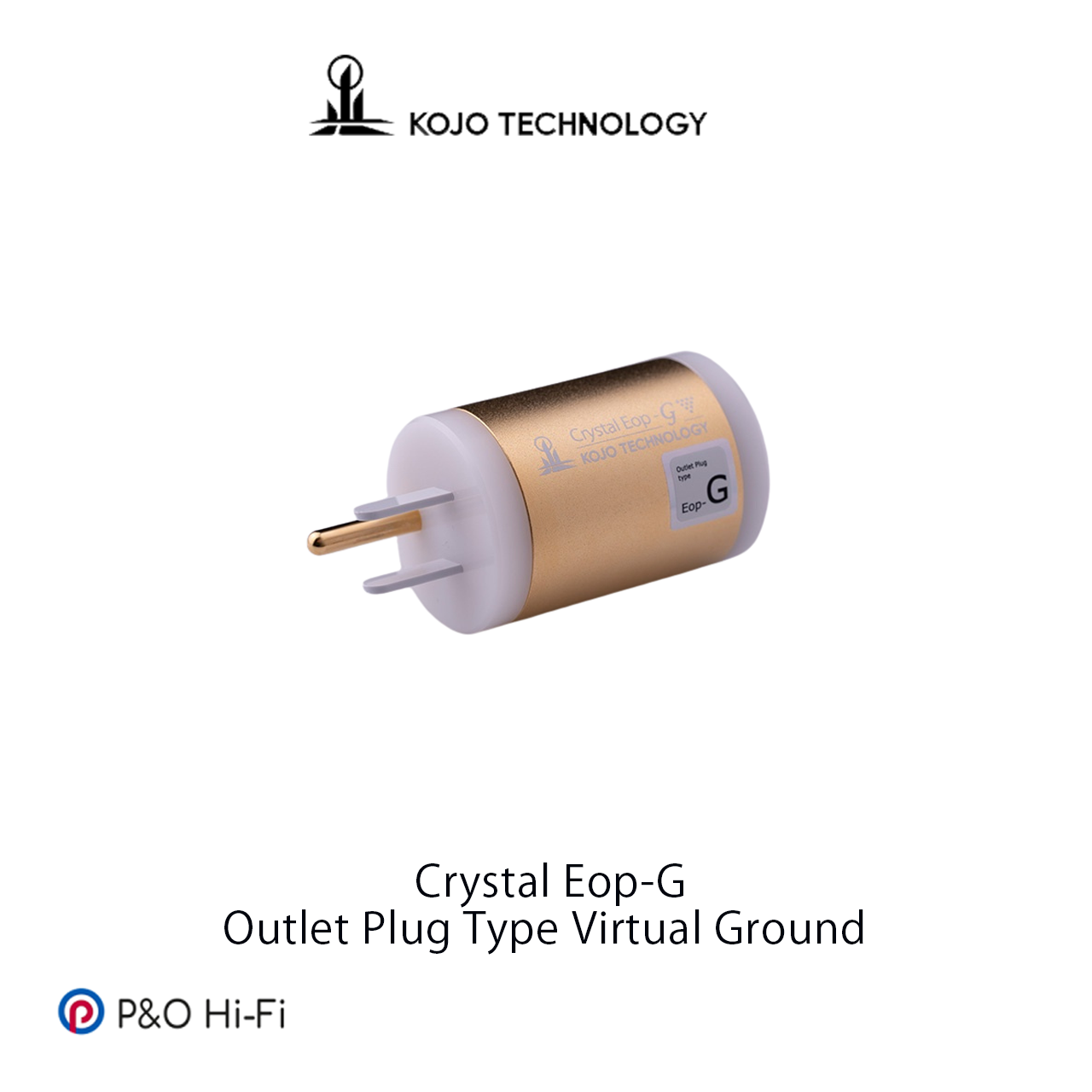 KOJO CRYSTAL Eop-G Outlet Plug Type Virtual Ground Mits