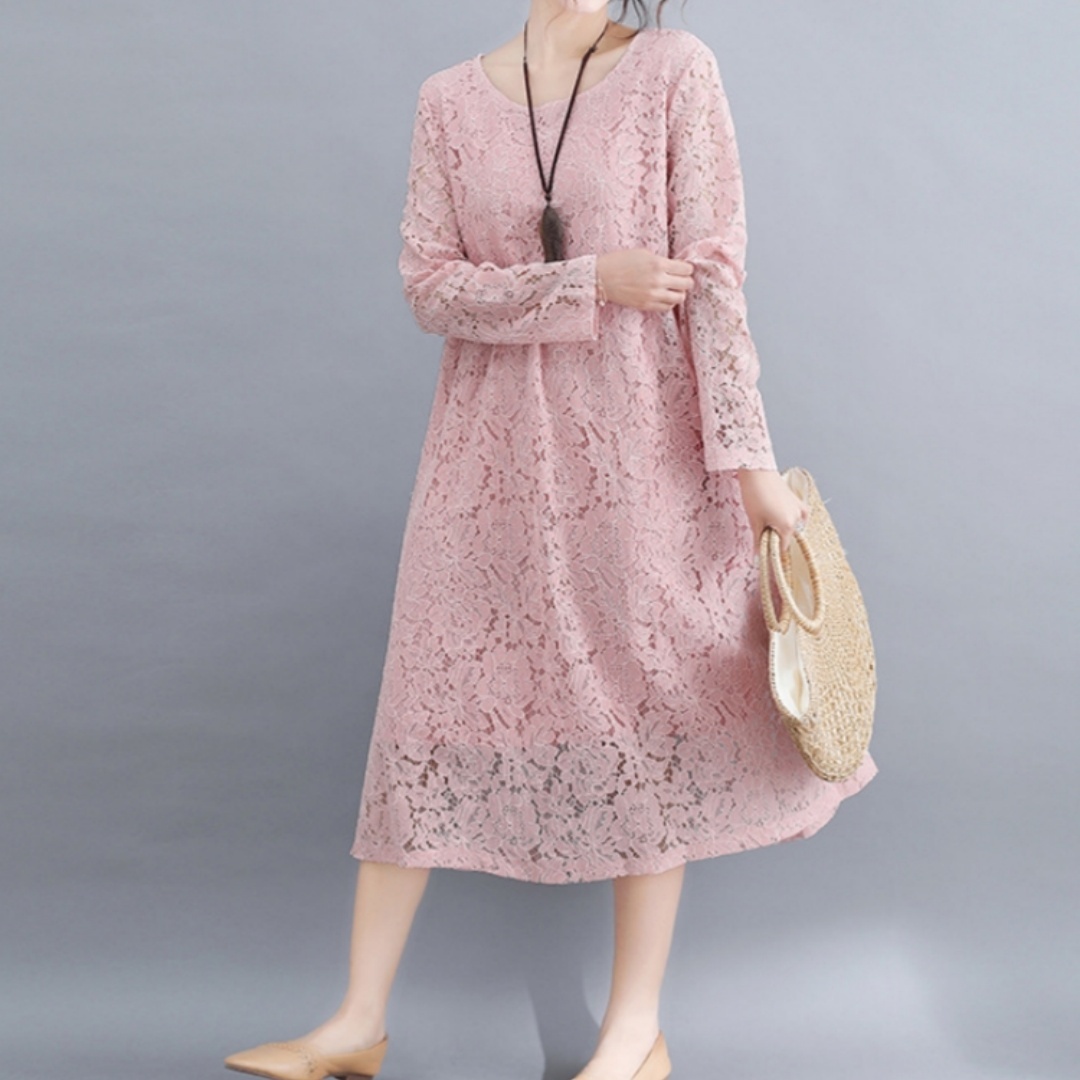 [GRX-69810] Ladies' Lace Dress (M-3Xl)