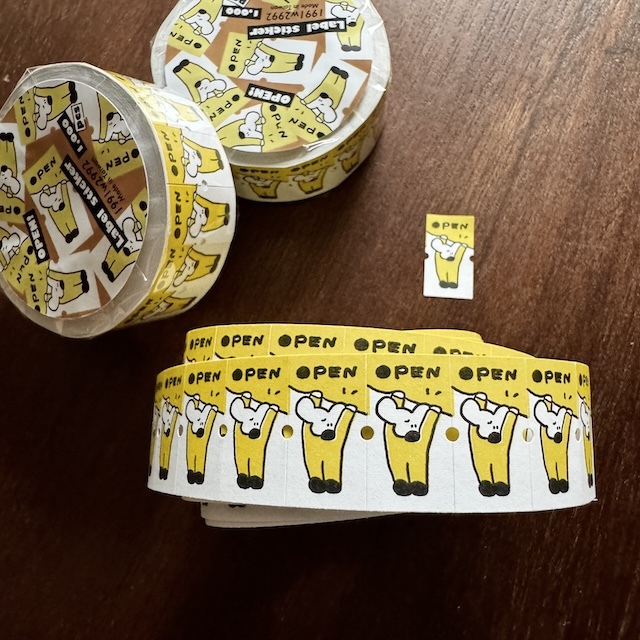 OPEN! // Label Sticker