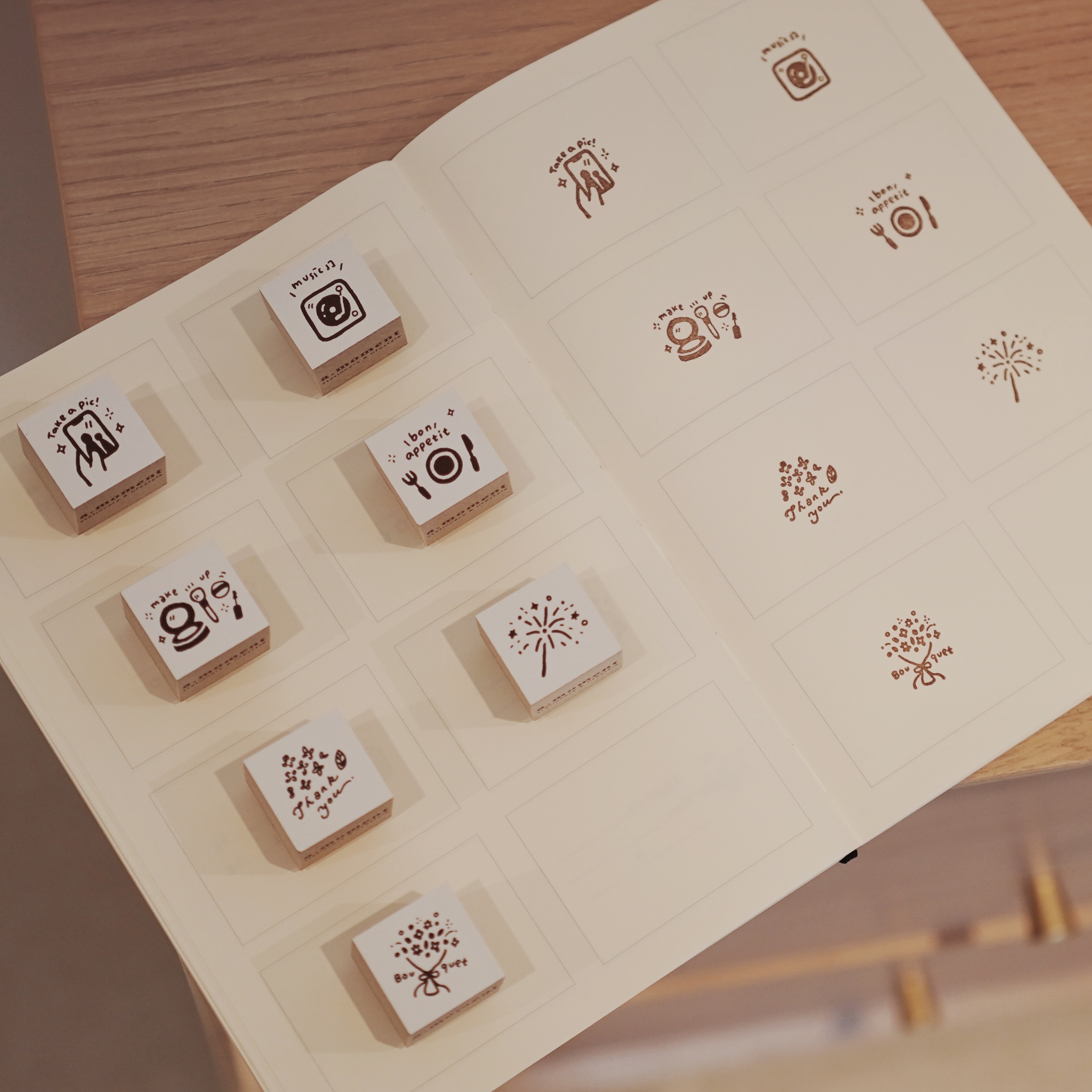 AMoment Rubber Stamps - Slow Life Stamp 3 series