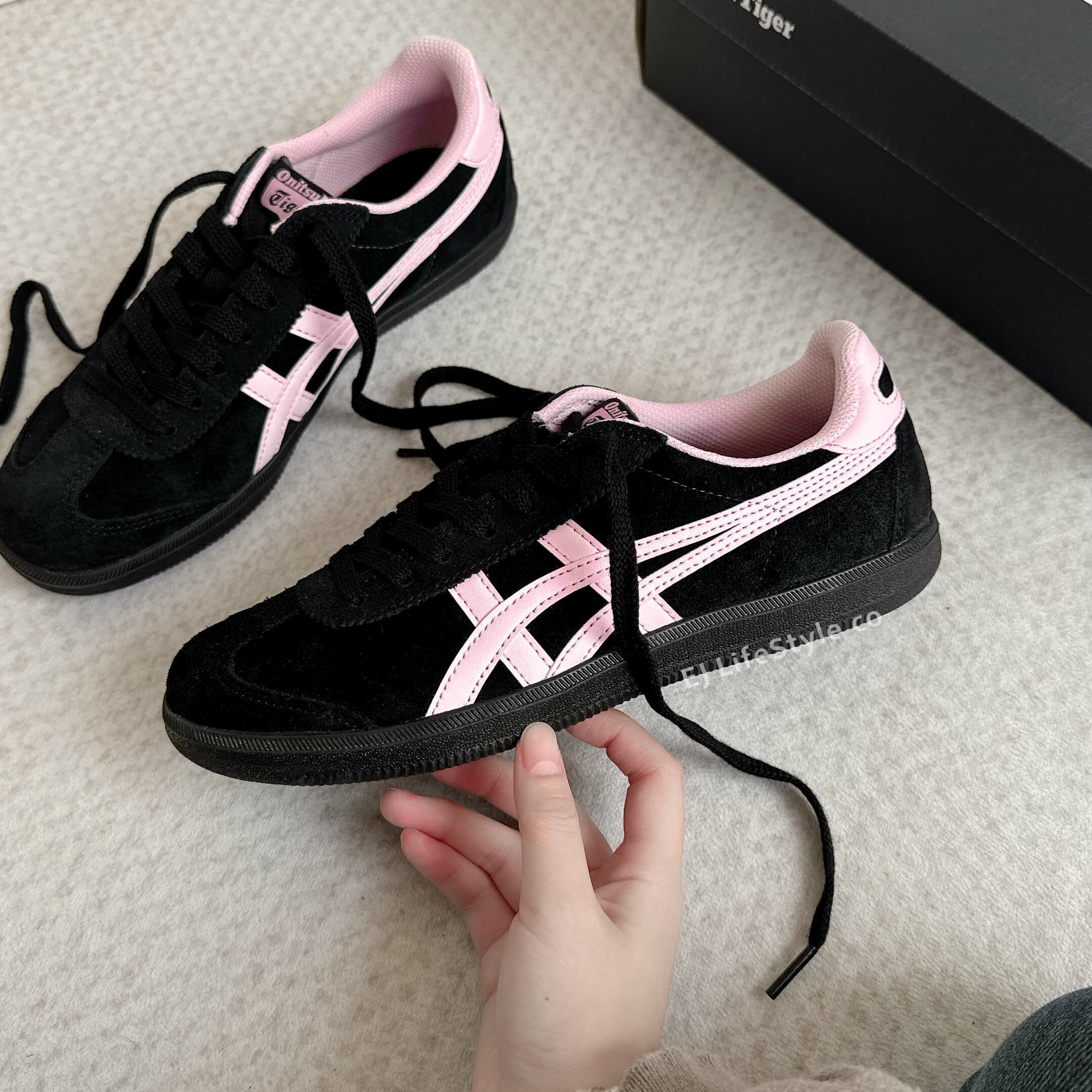 Onitsuka Tiger Tokuten 鬼塚虎德訓鞋粉墨黑粉麂皮女鞋1183C254-001 Onitsuka Tiger Tokuten 鬼塚虎德訓鞋粉墨黑粉麂皮女鞋1183C254-001