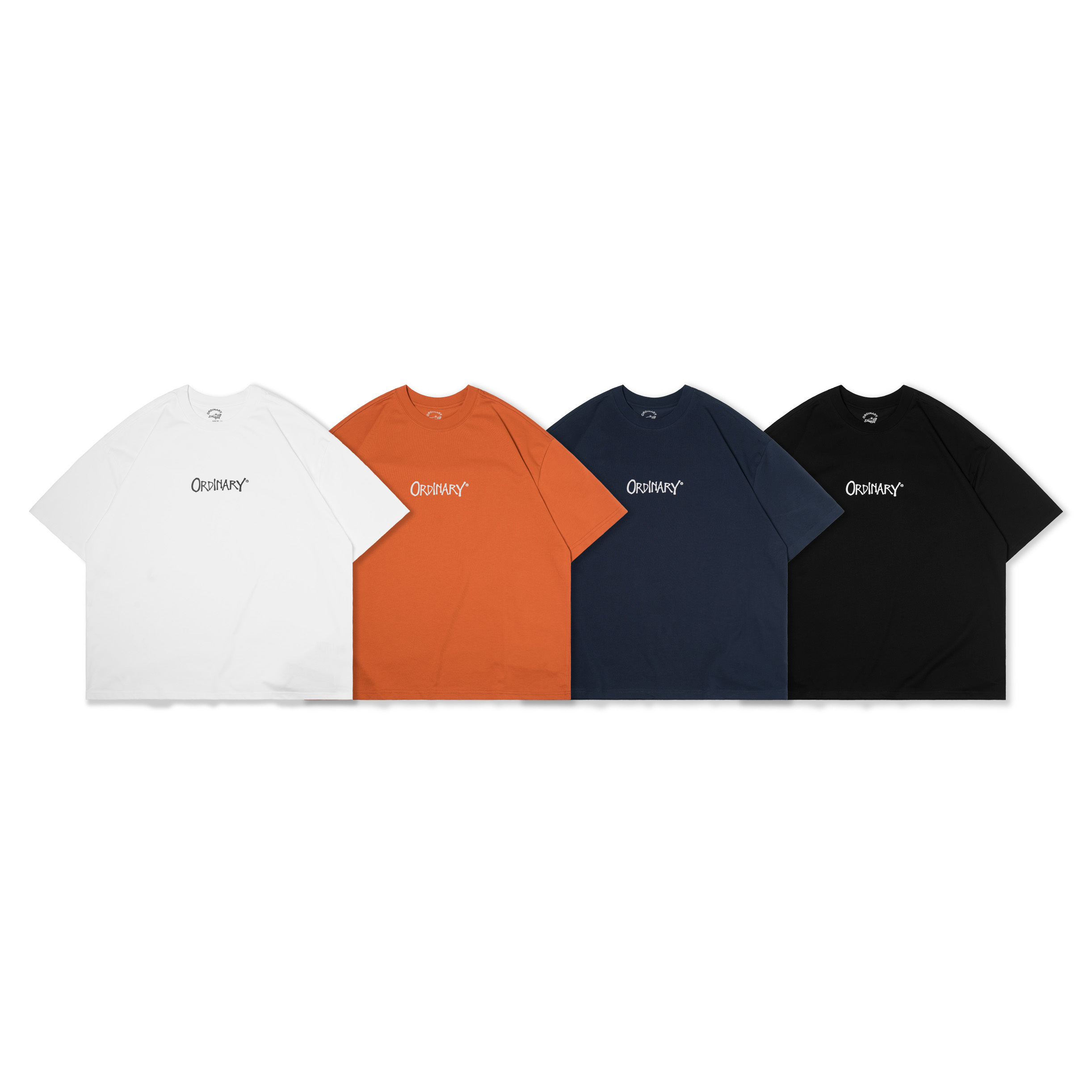 ORDINARY - LOGO BASIC TEE / 小LOGO基礎素TEE