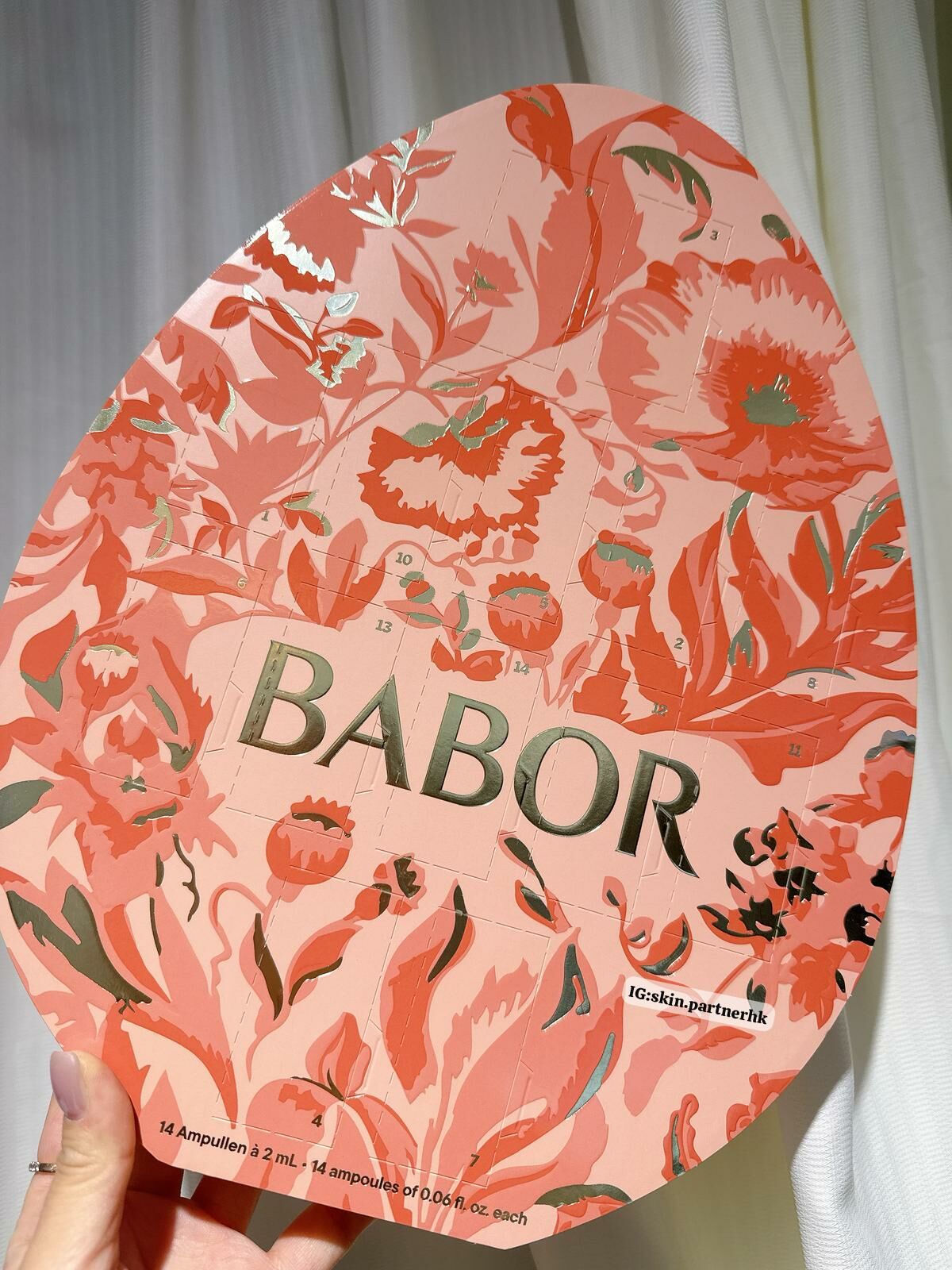 BABOR 2025 春日限定14天密集修護安瓶療程1盒14x 2ml