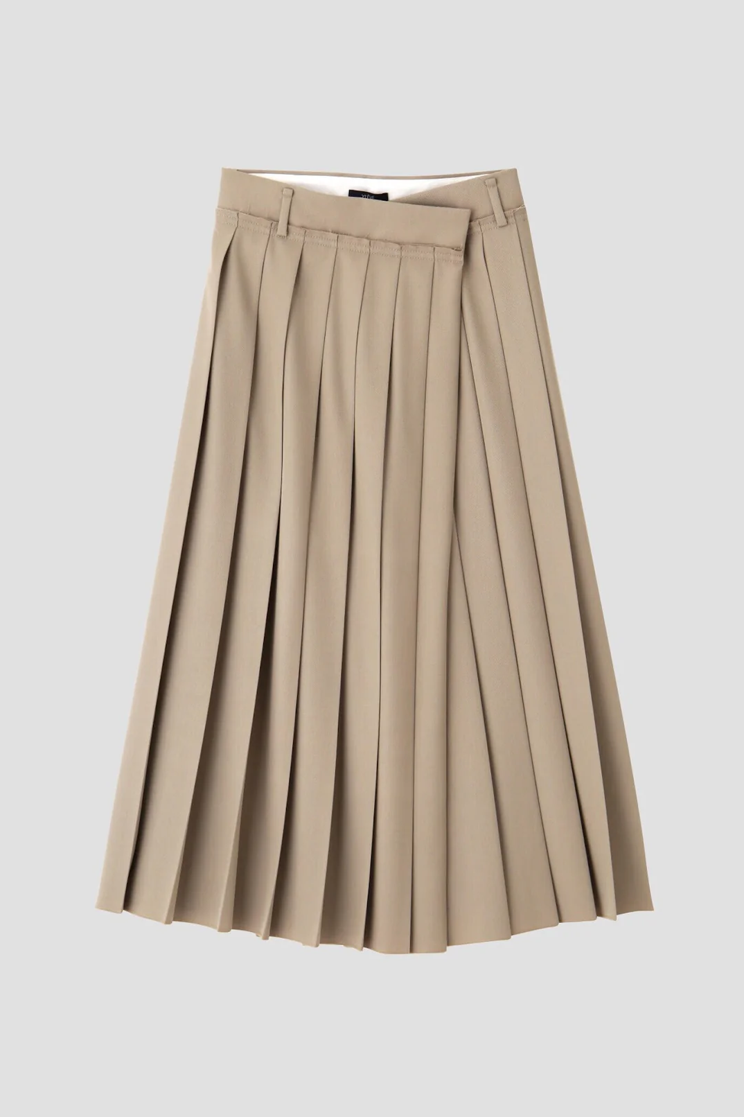 YLÈVE WOOL SURGE PLEATED SK (2COL)