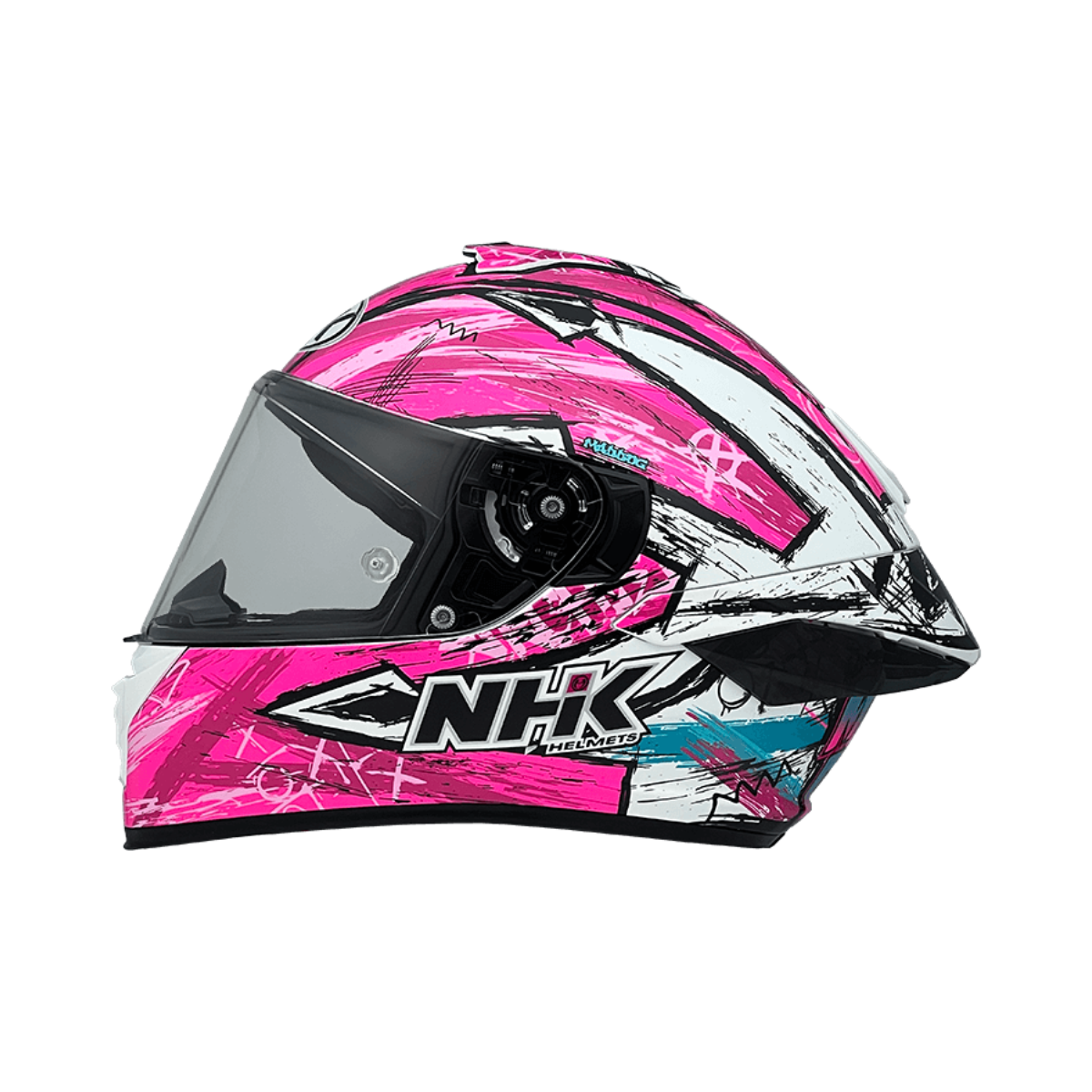 【NHK】K5R AM69#1 (Archie Mcdonald) 亮面白 選手彩繪 全罩安全帽/通勤全罩安全