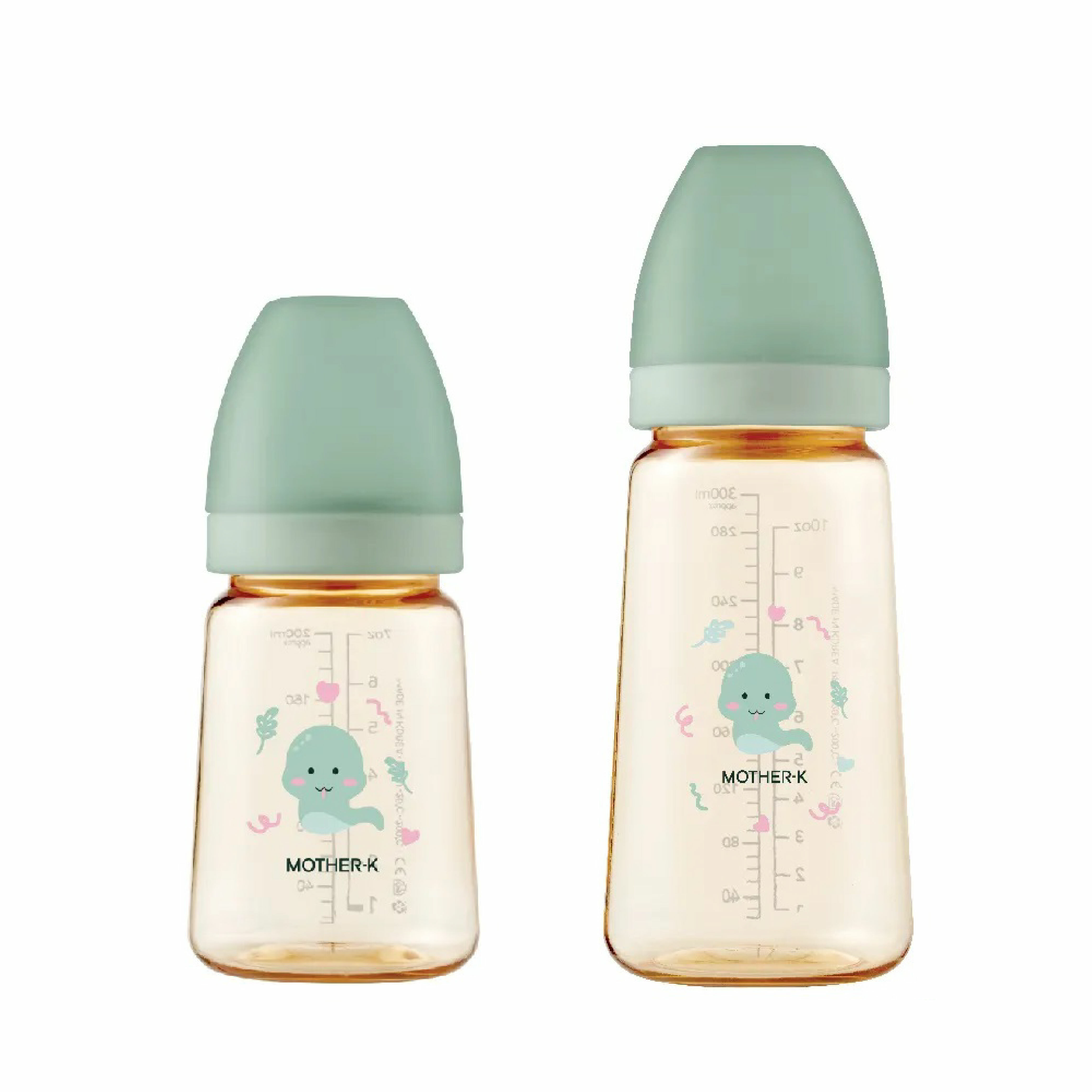韓國 MOTHER-K 【2025年蛇年限定】精粹極簡PPSU奶瓶-蛇奇寶貝(多款選擇)|安琪兒婦嬰百貨