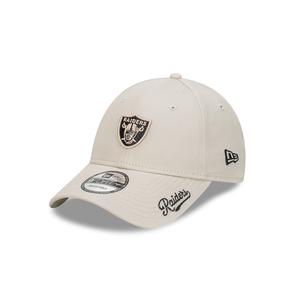 New Era - Las Vegas Raiders Visor Script 9Forty Stone