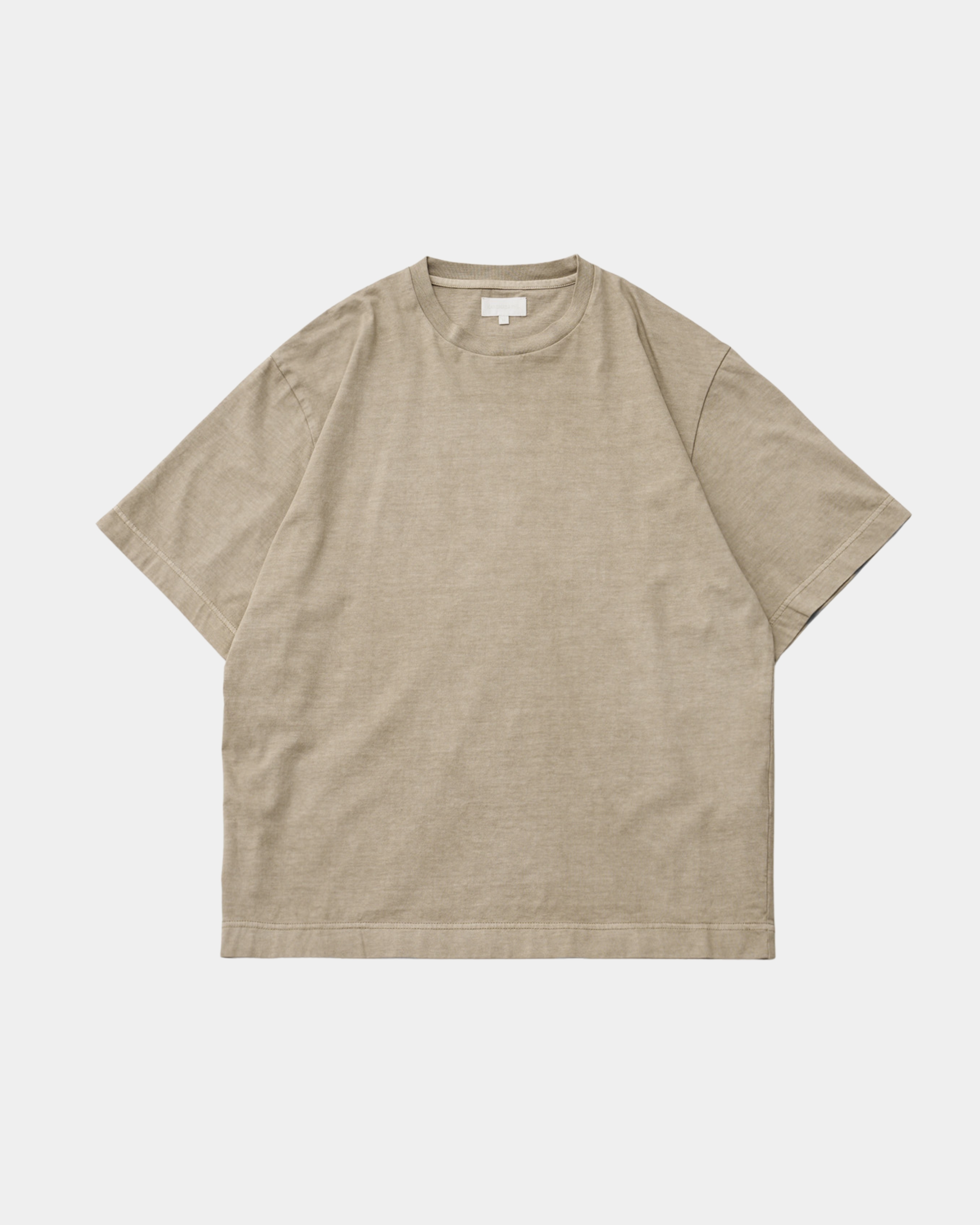 KANEMASA PHIL. - 36G Low Twist Garment Dye S/S Tee / Kh