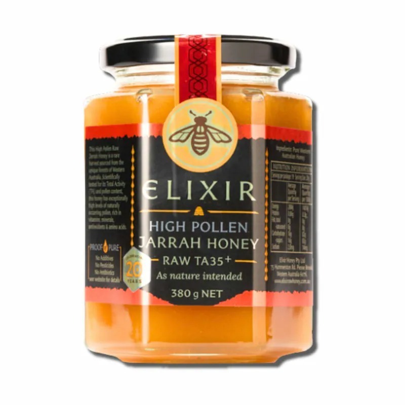 Elixir High Pollen Jarrah Honey TA 35+ (380G)
