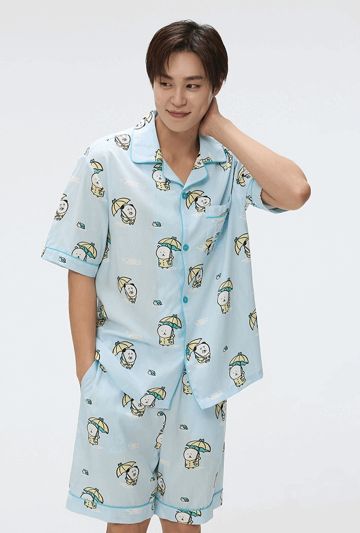 Damgom！八哥 SPAO Pajama LIGHT BLUE