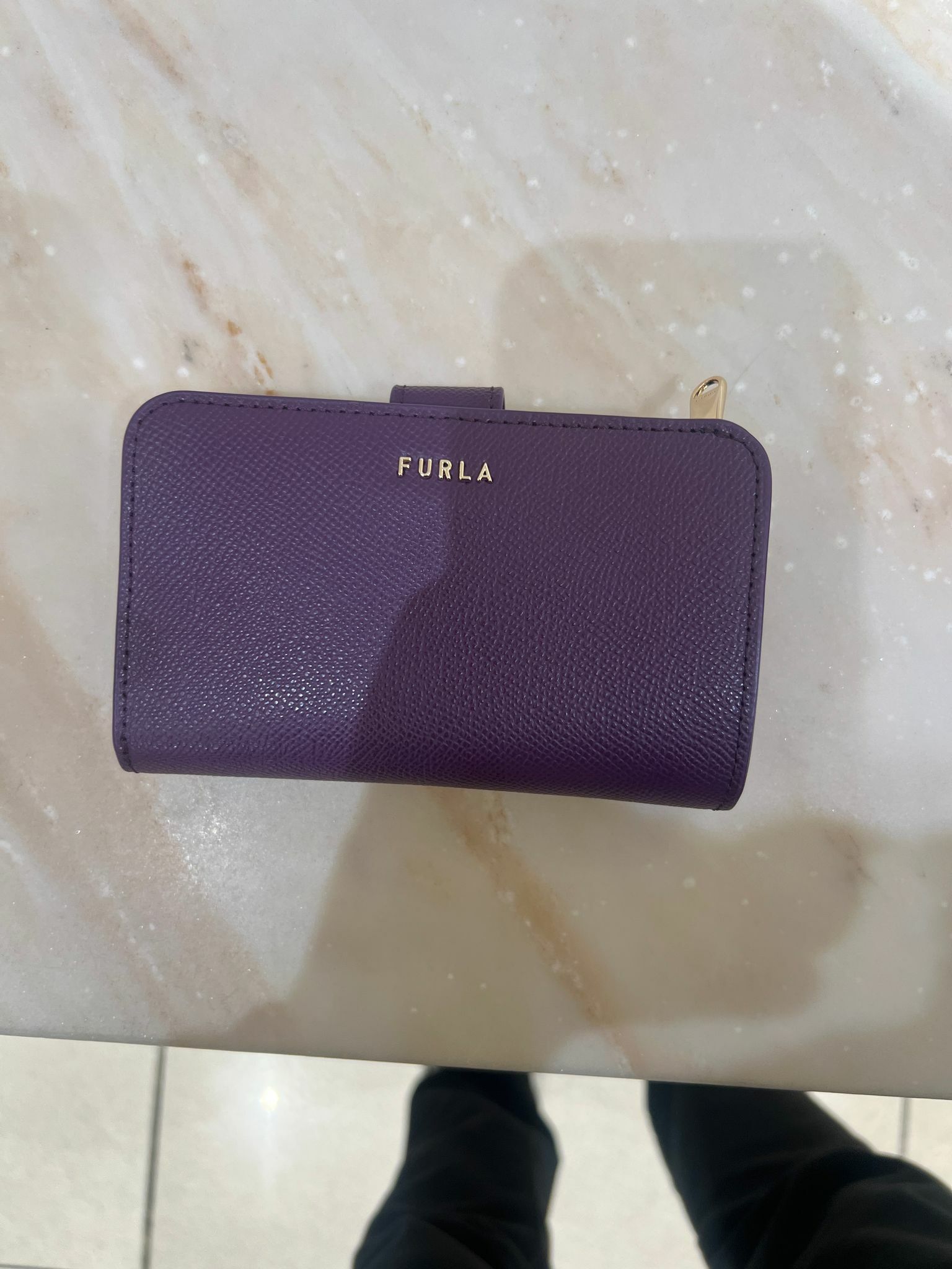 FURLA PURPLE CLASSIC MEDIUM WALLET