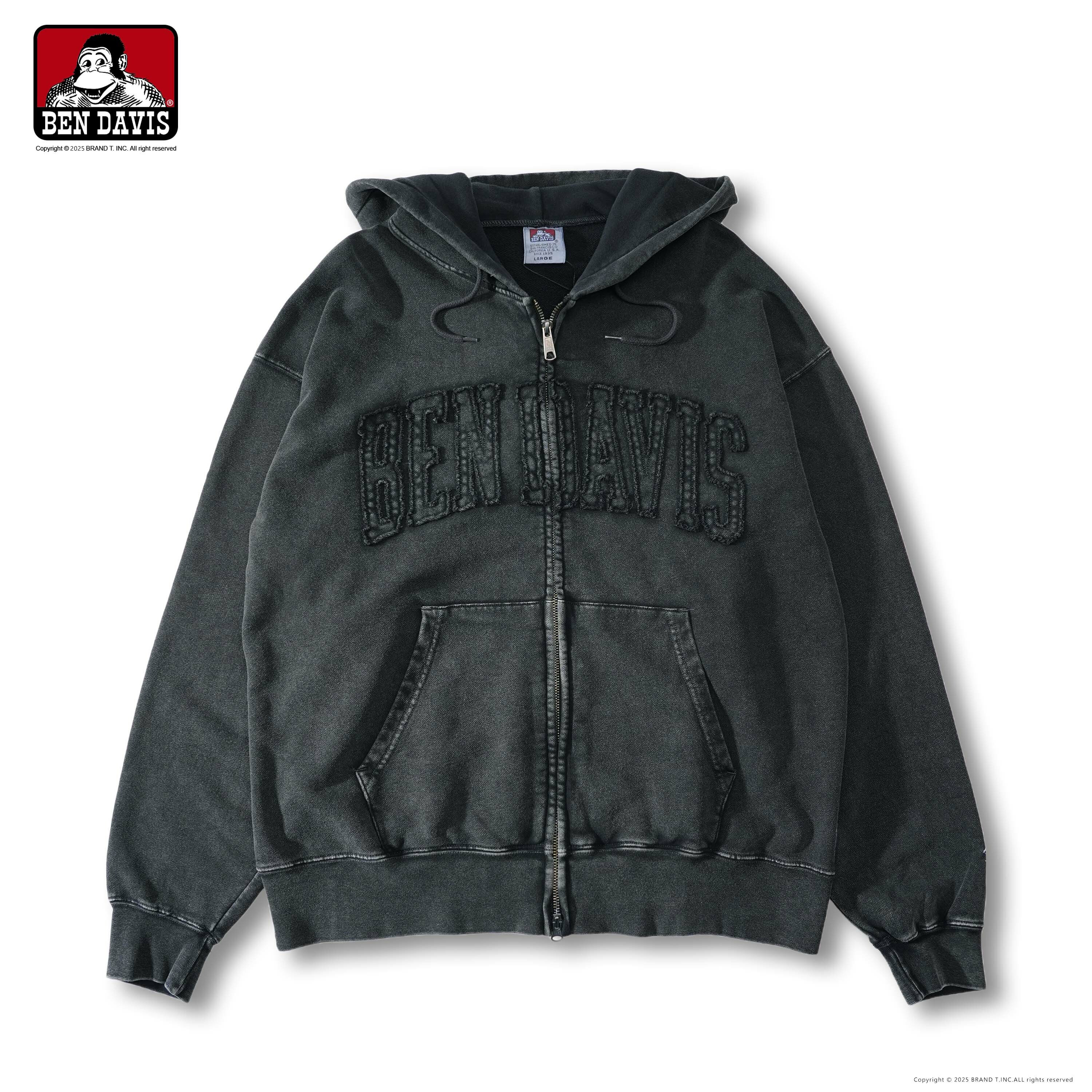 Ben Davis Department Faded Zip Hoodie 水洗連帽外套 2色 2538003