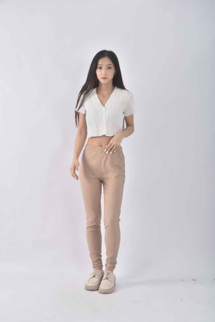 二拾衫-(L) lativ直筒棕色長褲二手衣｜30日無條件退貨