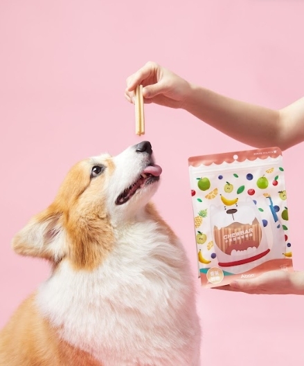 狗狗潔牙棒｜水果優格啾啾棒15入｜Abao寵物拌飯