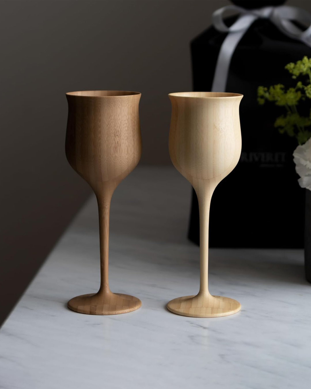 Riveret 竹製咖啡角杯 (一對禮盒) | moli store 日式酒具、清酒杯、清酒壺