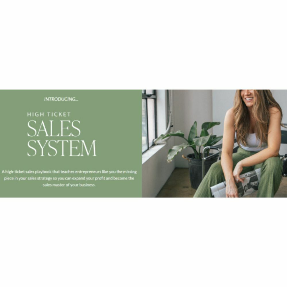 High Ticket Sales System by Shannon Matson