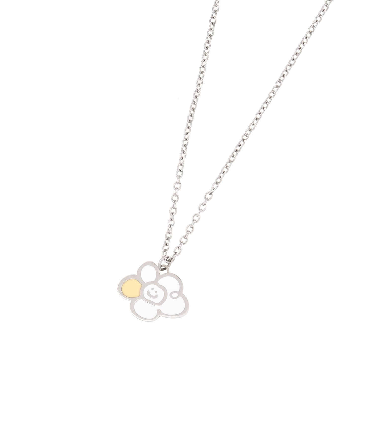 WACKY WILLY - LILY EPOXY NECKLACE (WHITE)