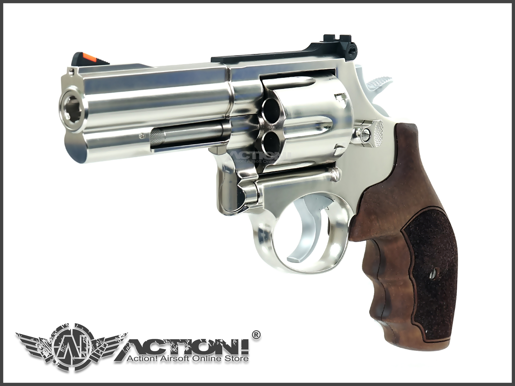 ARES - S&W M686 Style 3.5" BBL CO2 AIRSOFT Revolver（CO2