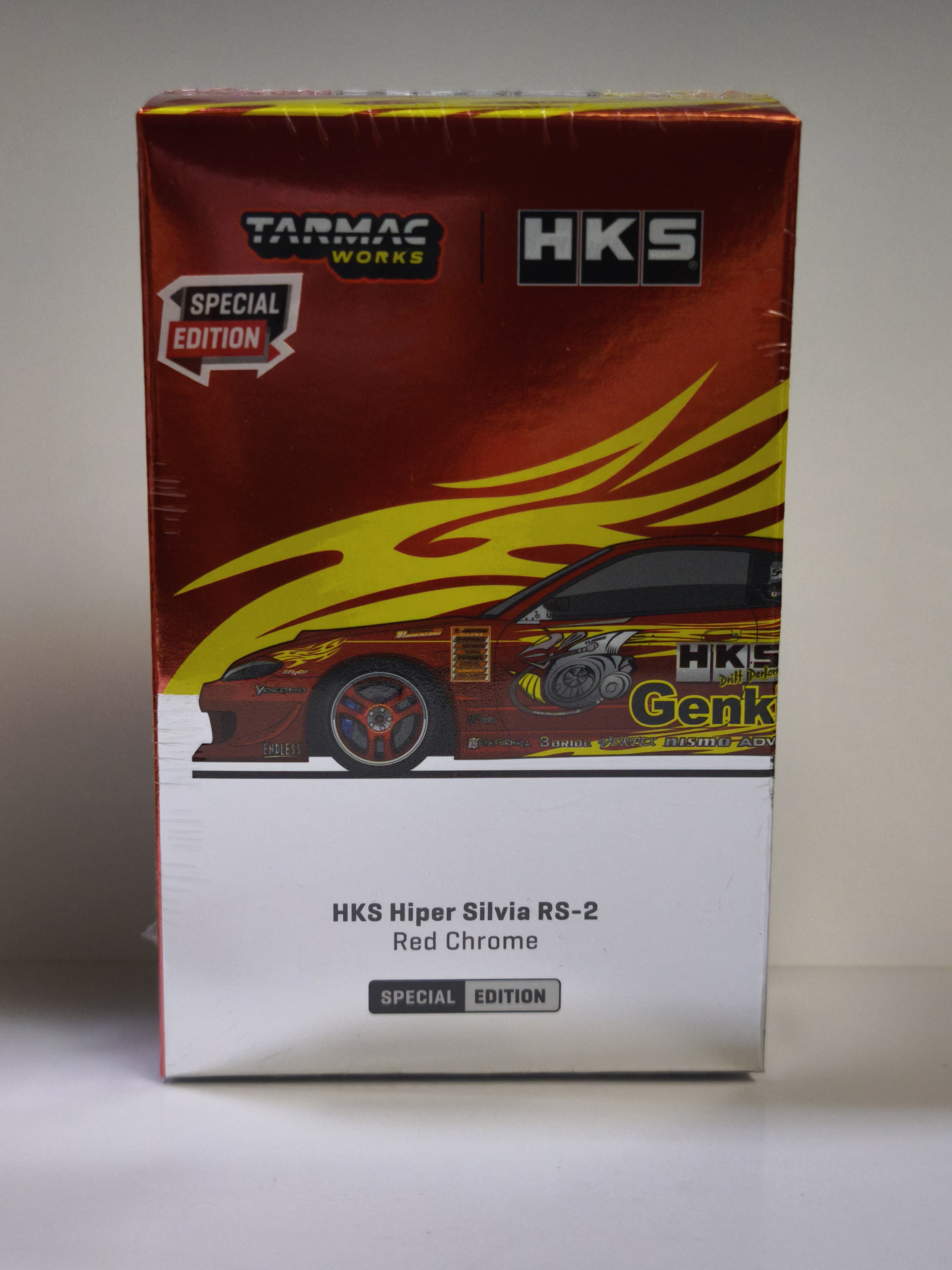 Tarmac 1/64 Tokyo Auto Salon HKS Hiper Silvia RS-2 Red