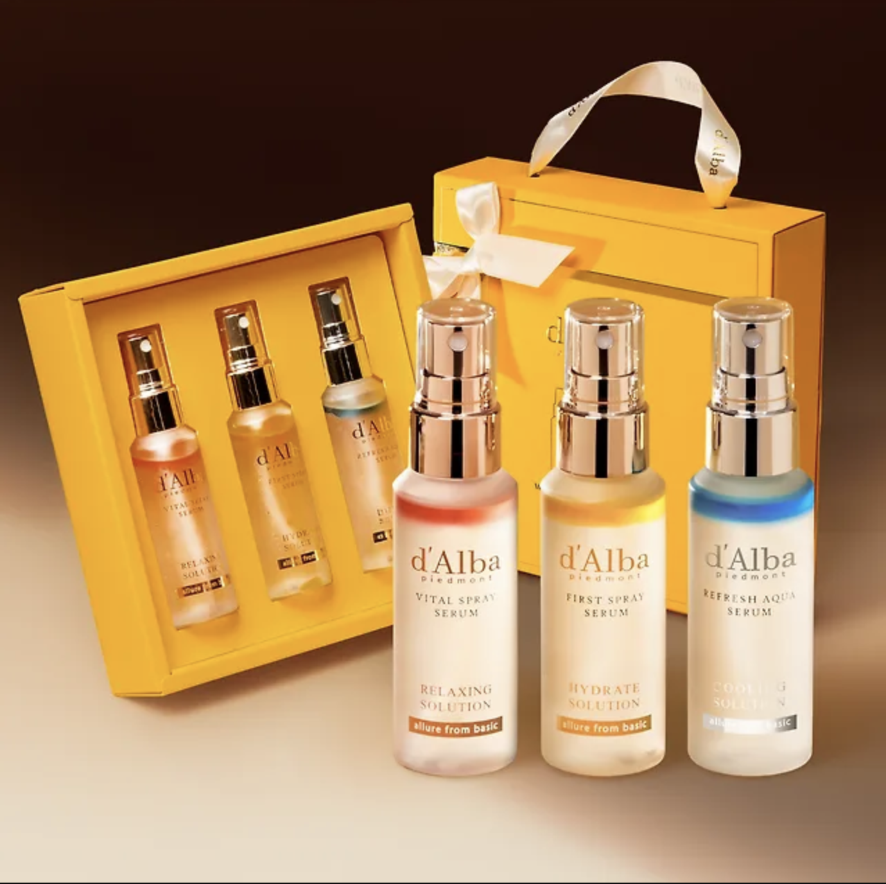 d'Alba White Truffle 3 Solution Gift Box (Mist 52ml*3)