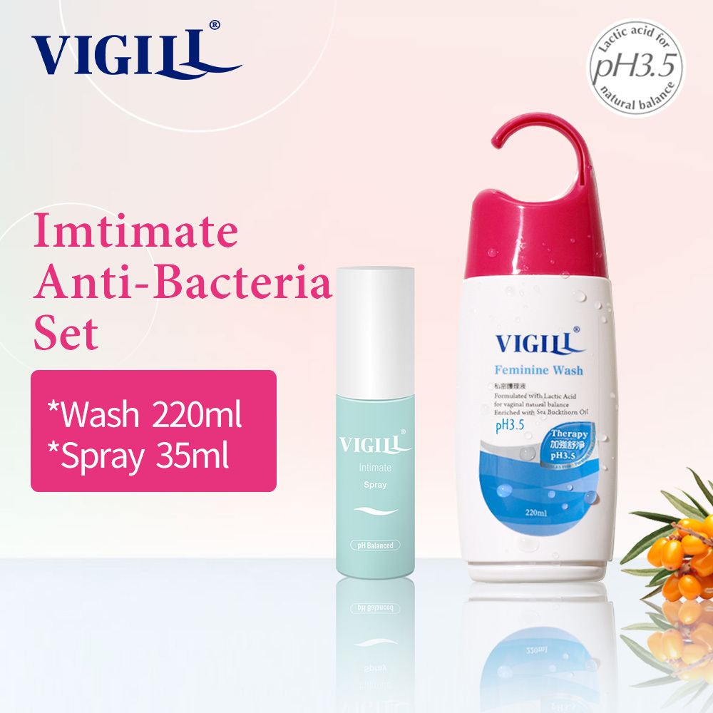 VIGILL Intimate Treatment Wash + Spray Super Value Set