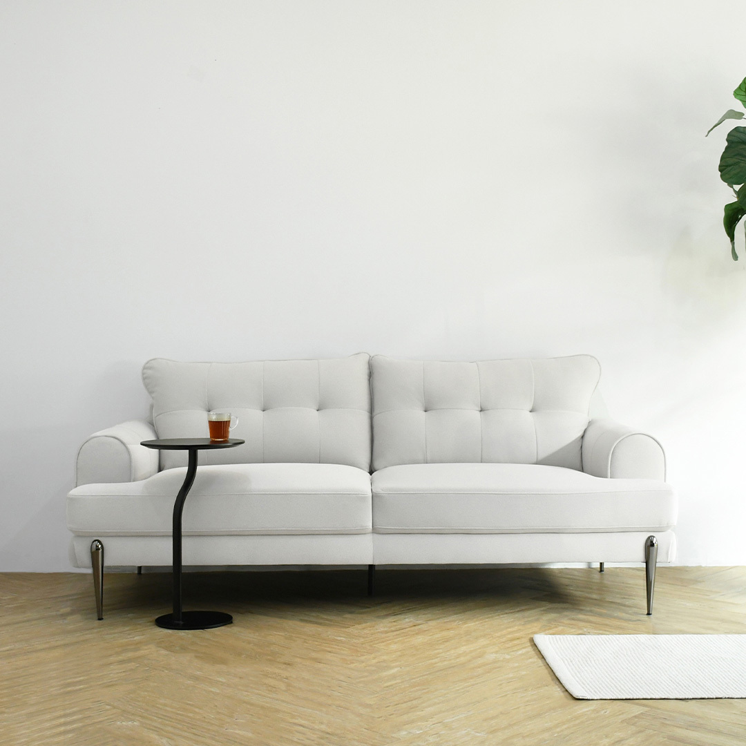 GRO-CAT-SCRATCH CLOTH-SOFABED-3-REED-WHITE