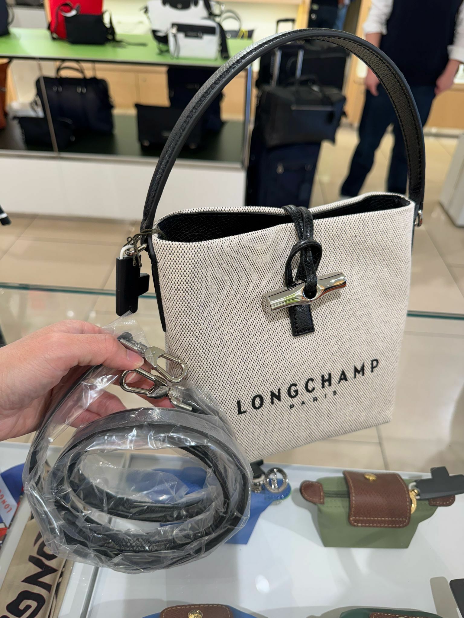 Longchamp bucket bag