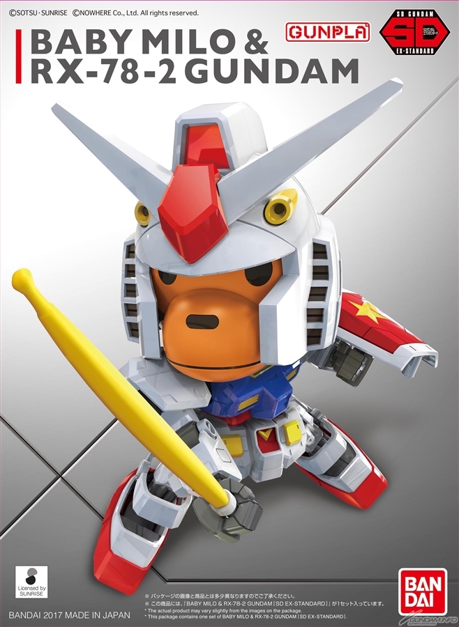 SDEx Baby Milo & Gundam RX-78-2